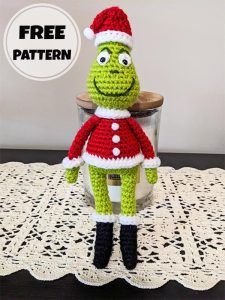 The Crochet Grinch Free Amigurumi Pattern