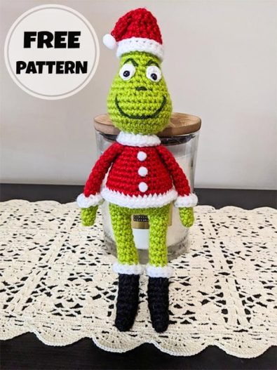 The Crochet Grinch Free Amigurumi Pattern