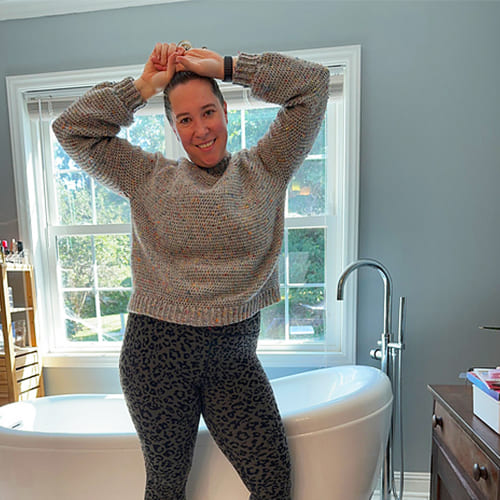 Tweed Sweater Crochet Free Pattern