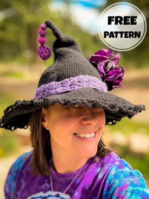 Free Shaped Witches Hat Crochet Pattern